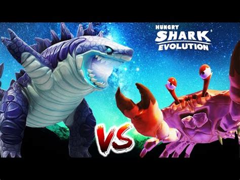 Hungry Shark Evolution Crab Boss Vs Godzilla Sharkjira Shark