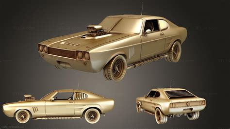 Vehicles Ford Capri MK12 CARS 1650 3D Stl Model For CNC