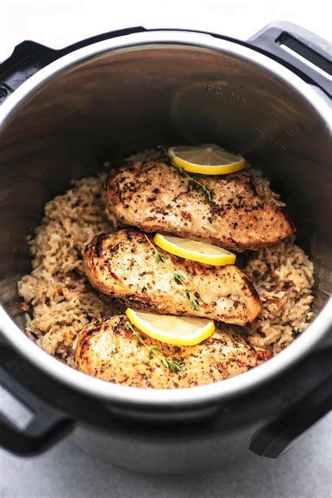 Instant Pot Chicken Breast And Rice Creme De La Crumb
