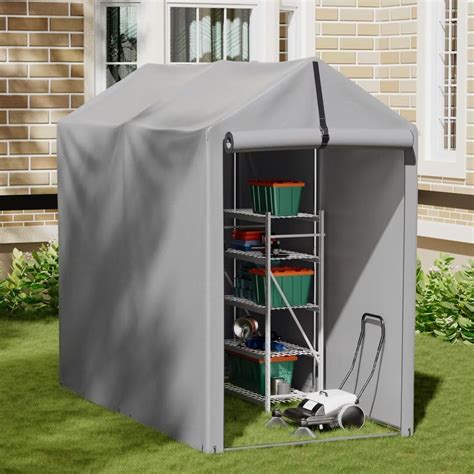 Vineego 3x6x5 Ft Outdoor Storage Shed Portable Garage Shelter Outdoor