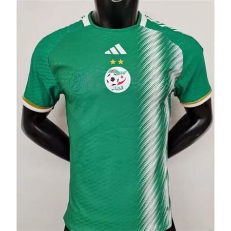 Maillot Algérie 2 Etoiles 2022 2023 Homme Nouveau Maillot de Foot Pas