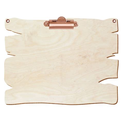 Paket Bütic Holz Klemmbrett Holzbrettform Birke natur für A3 A4
