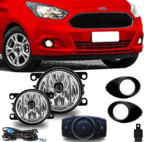 Kit Farol De Milha Neblina Auxiliar Ford Ka 2014 2015 2016 2017 TIGER