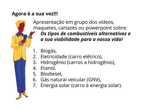 Combustíveis alternativos Planos de aula 7º ano Ciências