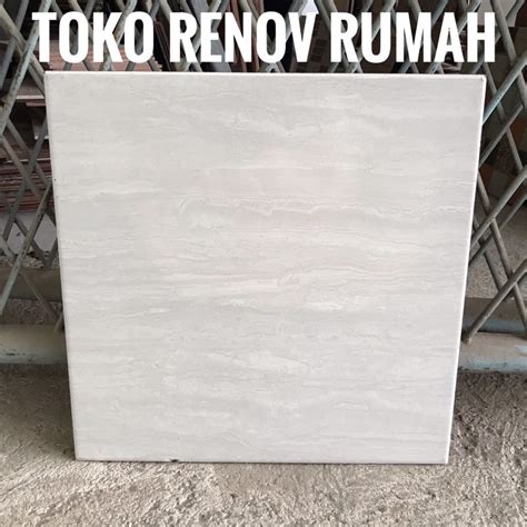 Jual Keramik 40x40 Abu GLOSSY Keramik Lantai Motif Marmer Keramik