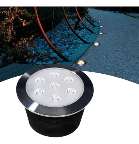 Spot Led Balizador Chao Piso Jardim Embutir Solo 7w MercadoLivre