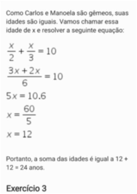 SOLUTION Exerc Cios Resolvidos Equa O Do Primeiro Grau Studypool