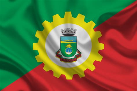Bandeira Da Cidade De Canoas RS Ecco Bandeiras
