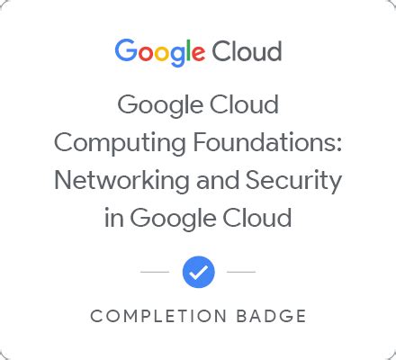Google Cloud Computing Foundations Networking Security In Google