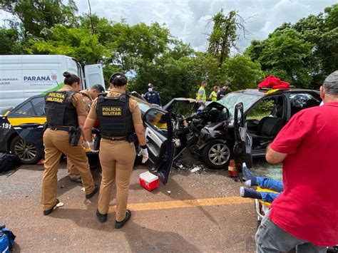 Cinco Pessoas Ficam Feridas Em Batida Frontal Entre Viatura Da PRF E