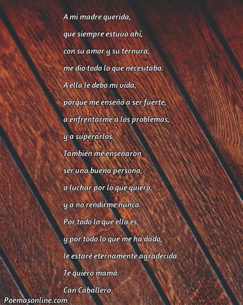 5 Poemas De Agradecimiento A Una Madre Poemas Online
