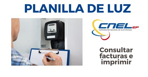 Planilla De Luz Guayaquil Consultar Descargar Imprimir Y Pagar