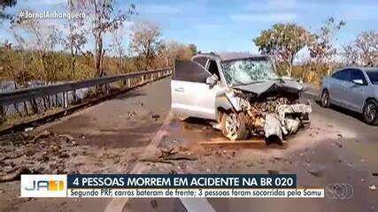 Batida deixa criança e mais três pessoas mortas na BR 020 em Vila Boa