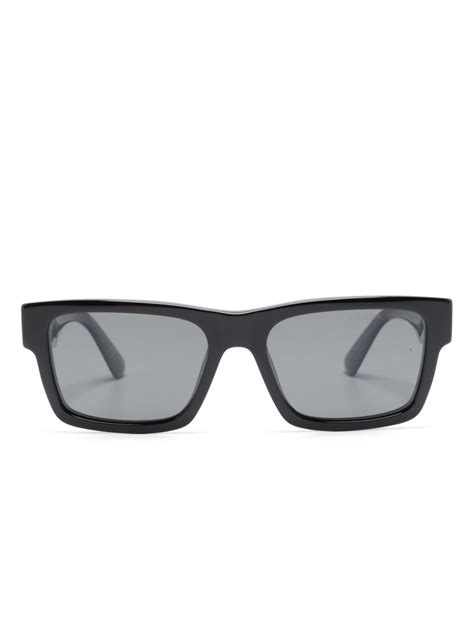 Prada Eyewear Rectangle Frame Sunglasses Farfetch