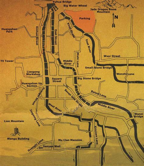 Lijiang Old Town Dayan Old Town History Attractions Map