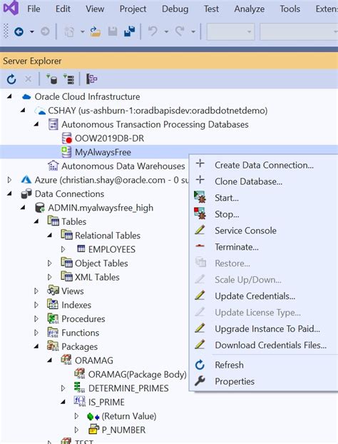 Oracle Developer Tools For Visual Studio Visual Studio Marketplace