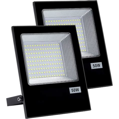 Projecteur LED Chantier 50 500W 100 1000LED Spot LED Exterieur Avec