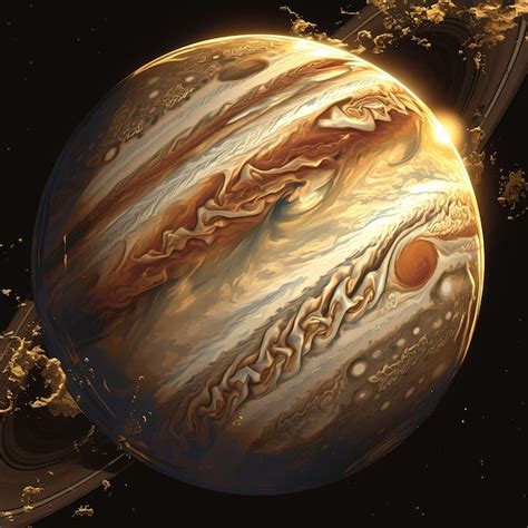 Premium Photo Spectacular Galaxy Planet Depiction