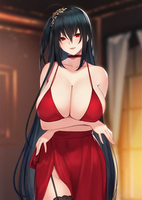 Hình nền Anime cô gái Azur Lane Taihou Azur Lane vert 320 Ngực to