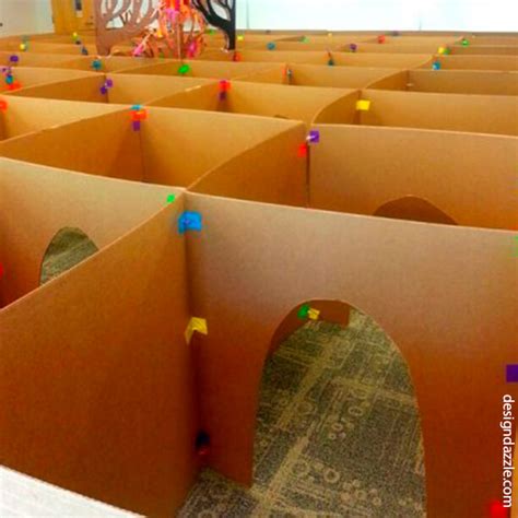 10 ideias de labirintos caseiros para fazer as crianças