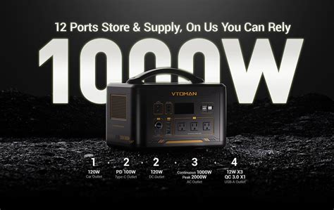 Vtoman Jump Wh Portable Power Station