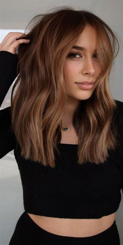 57 Cute Hair Colours And Hairstyles Hot Cocoa Warm Hair Warm Brown