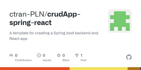 GitHub Ctran PLN CrudApp Spring React A Template For Creating A