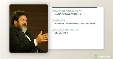 Mario Sergio Cortella Biografia LIBRAIN