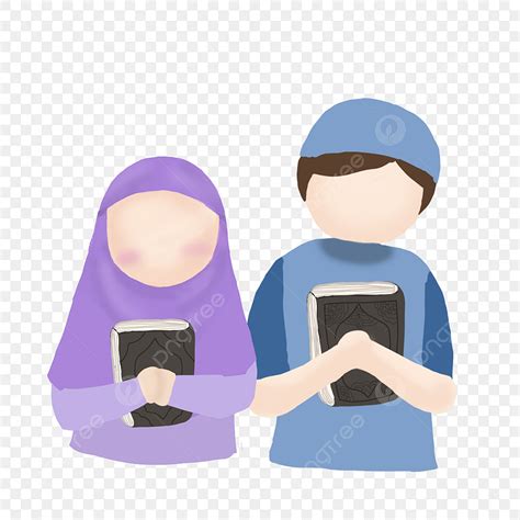 Quran Clipart Transparent Background Quran Reading Ramadhan PNG