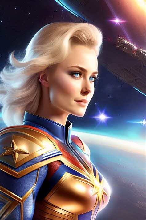 Download Ai Generated Captain Marvel Superhero Royalty Free Stock Illustration Image Pixabay