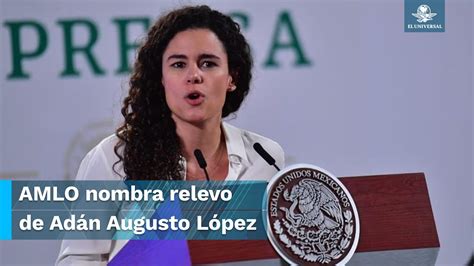 AMLO nombra a Luisa María Alcalde Luján como la nueva secretaria de
