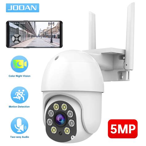 Jooan 5mp 3mp Vitesse Dôme Ptz Caméra Ip Suivi Automatique Extérieur
