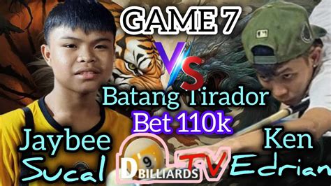 JV SUCAL VS KEN2 BACOLOD 10 BALLS PAREHAS REMATCH 7 BET 110K BAKBAKAN