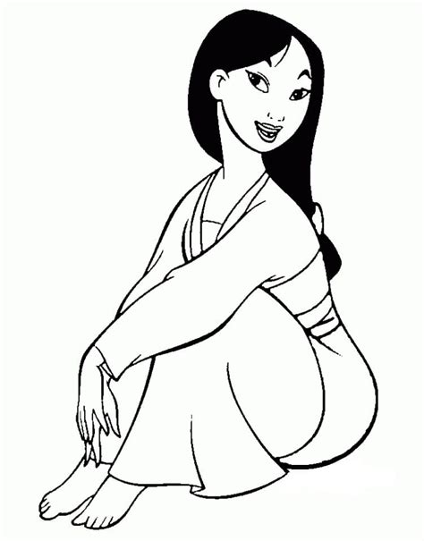Desenhos De Mulan Ador Vel Para Colorir E Imprimir Colorironline
