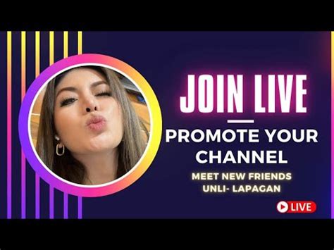 Livestream Lapagan Dikitan Promote Your Channel Pasok Na Youtube