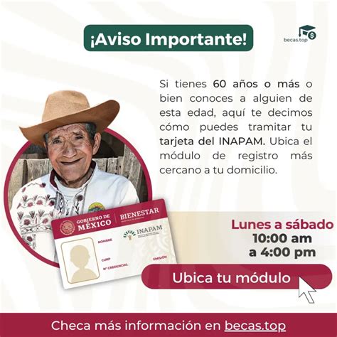 Cómo tramitar la tarjeta INAPAM 2023 Nuevos módulos