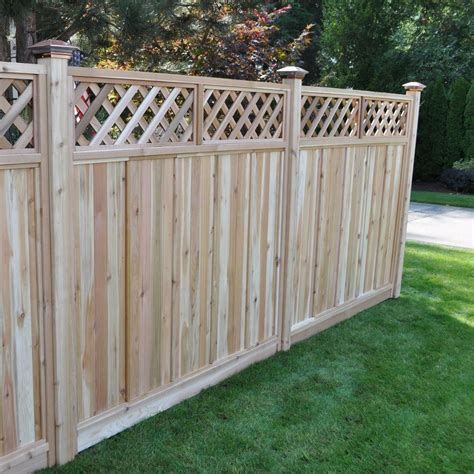 Signature Development 6 Ft H X 6 Ft W Western Red Cedar Diagonal