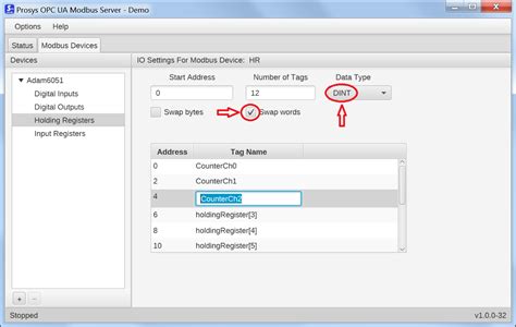 Configuring Prosys Opc Ua Modbus Server