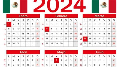 D As Festivos Oficiales 2024 En M Xico Calendario Y Fechas De D As