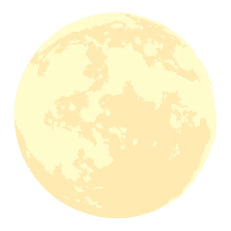 Yellow Full Moon 11451559 Vector Art At Vecteezy