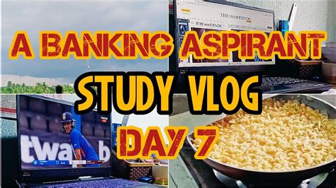 Productive Study Day Day 7 A Banking Aspirant IND Vs WI Study