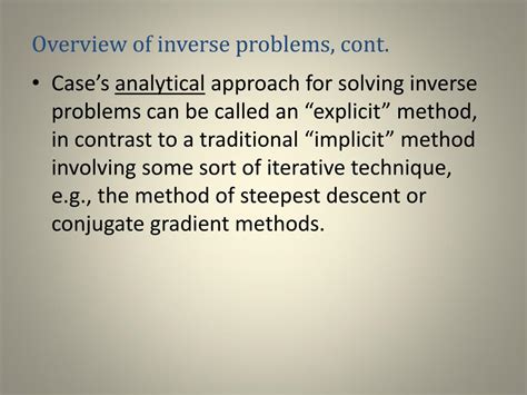 ppt case and inverse problems outline powerpoint presentation free download id 2051903