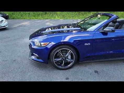 2017 Ford Mustang GT California Special Convertible In Deep Impact Blue