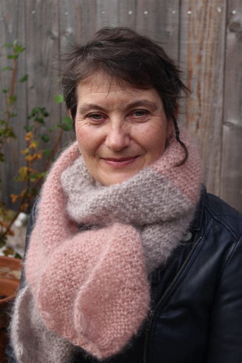 Bonnet mohair et soie tricoté main couleurs variées La ferme sous