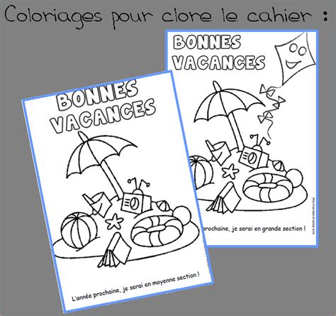 12 Cool Coloriage Bonnes Vacances Collection COLORIAGE