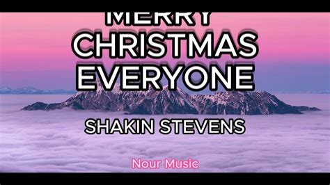 Shakin Stevens Merry Christmas Everyone Lyrics Youtube