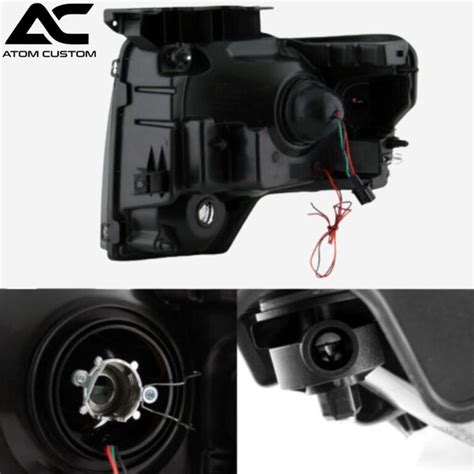 Faros Frontales Con Barra Led En C Ford F Atom Custom