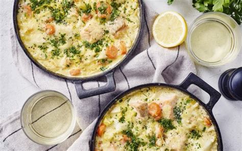 Vispannetje Met Zalm En Kabeljauw In De Oven Libelle Lekker