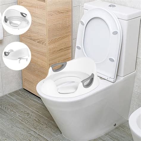 Réducteur de Wc pour Enfant MENGDA Siège Toilette avec Poignée et