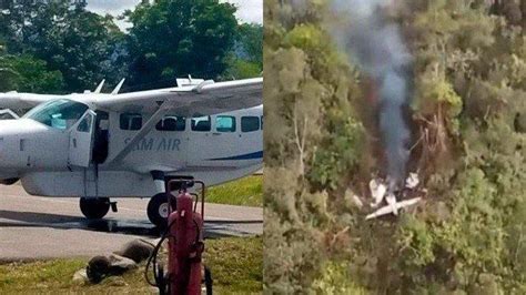 Kronologi Pesawat SAM Air Yang Jatuh Di Yalimo Papua Pegunungan